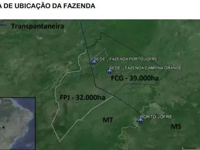 Fazenda para Venda em Poconé/MT Zona Rural 2 Quartos