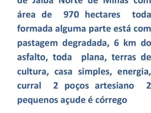 Fazenda para Venda em Verdelândia/MG Zona Rural 3 Quartos