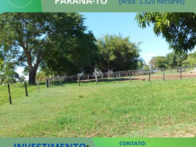 Fazenda Venda Paranã TO ZONA RURAL