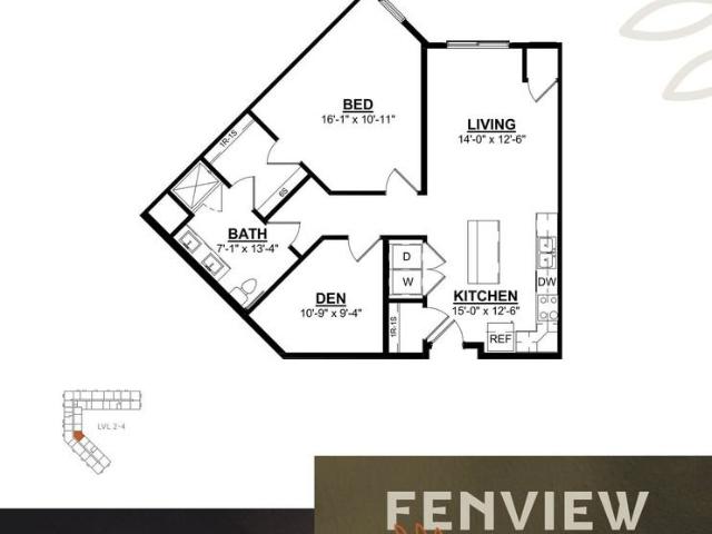 Fenview Flats 1 Bedroom Apartment for Rent at 1600 Clover Ridge Dr, Chaska, MN 55318
