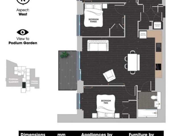 Ferrum, Wembley Park HA9, 3 bed flat to rent, £3,688 pcm | PrimeLocation