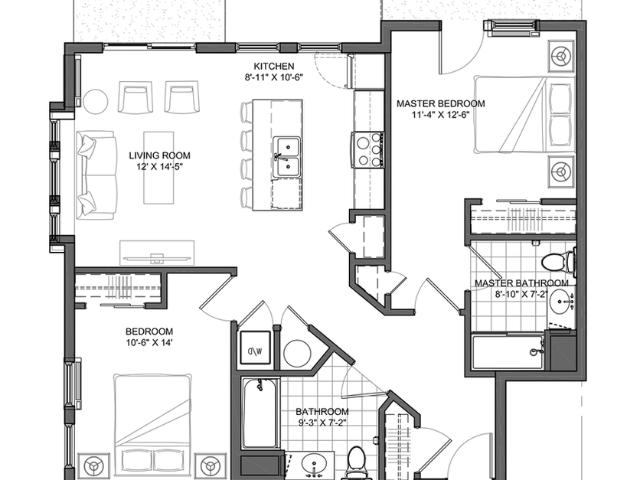 Fieldstone at Commack 2 Bedroom Apartment for Rent at 1126 Jericho Tpke, Commack, NY 11725 Commack
