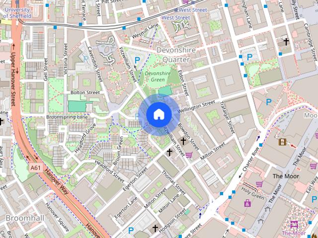 Fitzwilliam Street, Sheffield, South Yorkshire, UK, S1