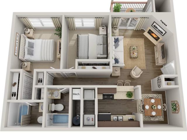Five7Five 2 Bedroom Apartment for Rent at 575 Riverside Pkwy, Austell, GA 30168