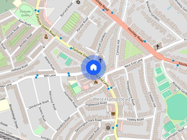 Fortune Green Road, West Hampstead, London, NW6