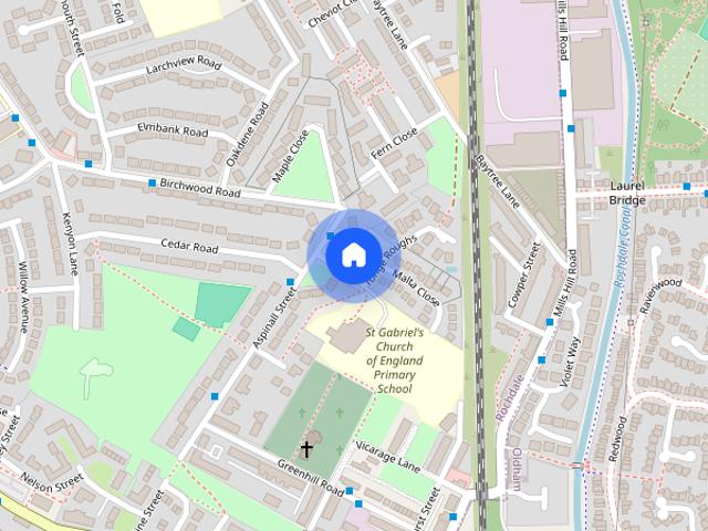 For people aged 55 and over: Aspinall Street, M24