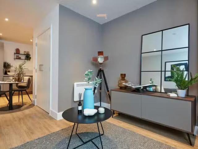 Nice 1 BA Studio apartment for rent in The Copper Works, Cardi.