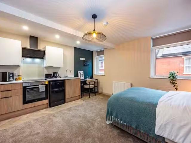 Charming 1 BA Studio flat for rent in Room 3, Sun Street, DE22