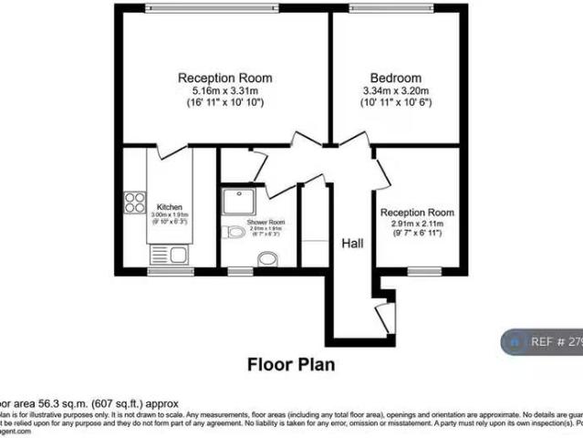 Cheap 1 BA 2 bedroom flat for rent in Swallow Court, Ruislip.