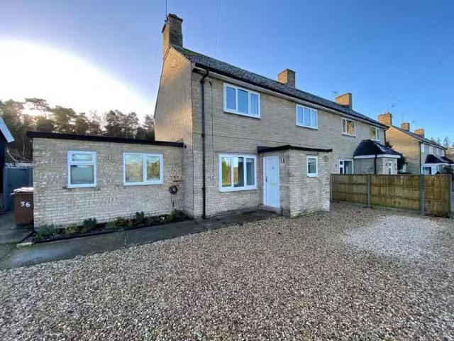 New 1 BA 3 bedroom semi detached house for rent in Santon Down.