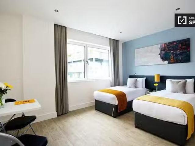 Cozy 1 BR Serviced Studio Apartment for rent in Greenwich, Lon.