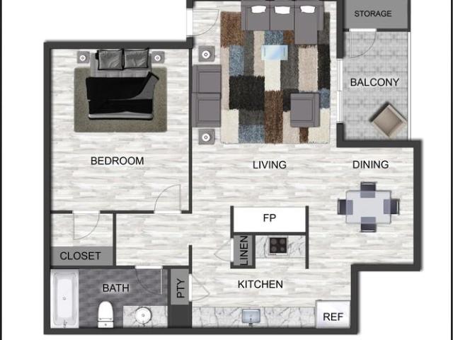 Forest Ridge 1 Bedroom Apartment for Rent at 8850 Fair Oaks Xing, Dallas, TX 75243