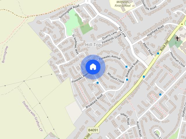 Foxwalks Avenue, Bromsgrove, Worcestershire, B61