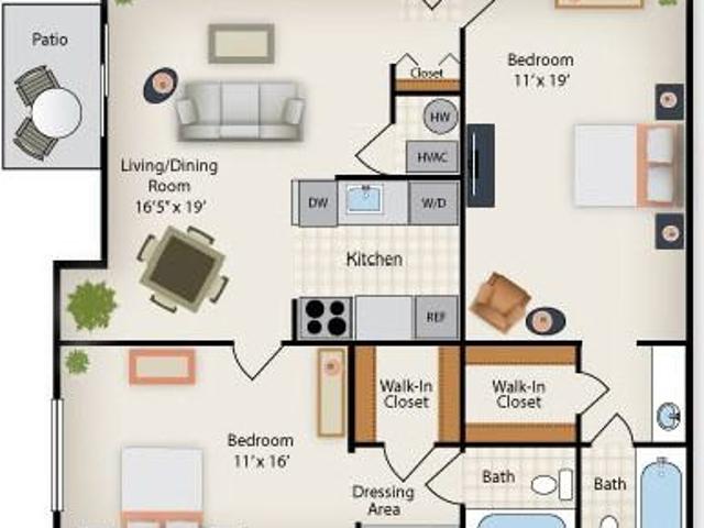 Fox Chase Apartments 2 Bedroom Apartment for Rent at 4001 Night Heron Ct, Waldorf, MD 20603 St. Charles