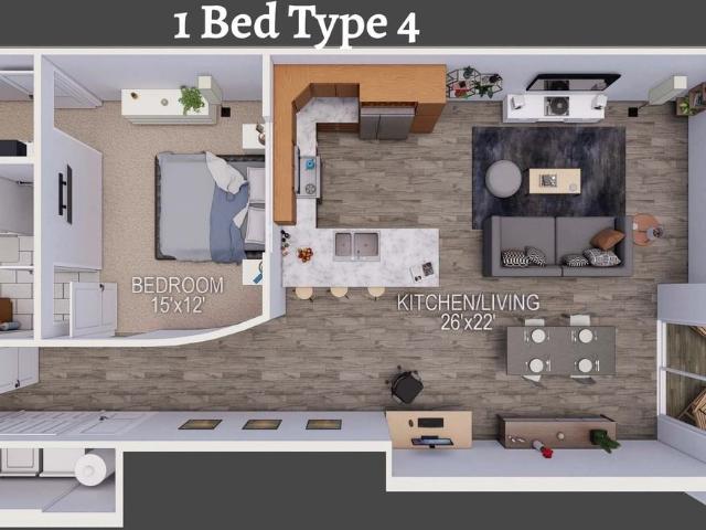 Fox Run Development 1 Bedroom Apartment for Rent at W63N456 Hanover Ave, Cedarburg, WI 53012