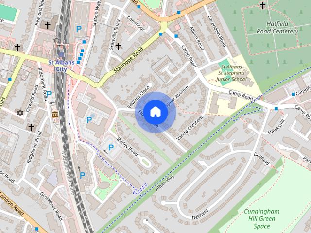 Flora Grove, St. Albans, Hertfordshire, AL1