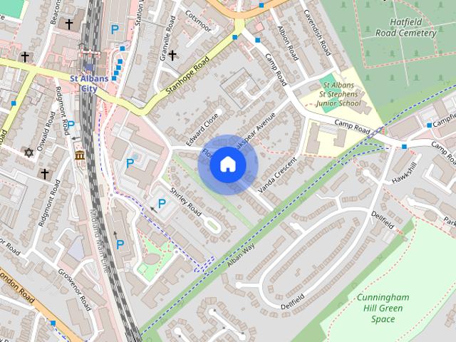 Flora Grove, St Albans, Herts, AL1
