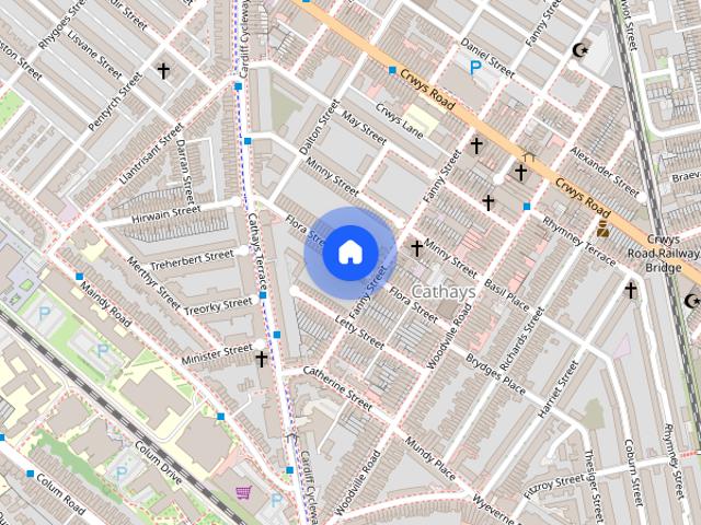 Flora Street, Cathays