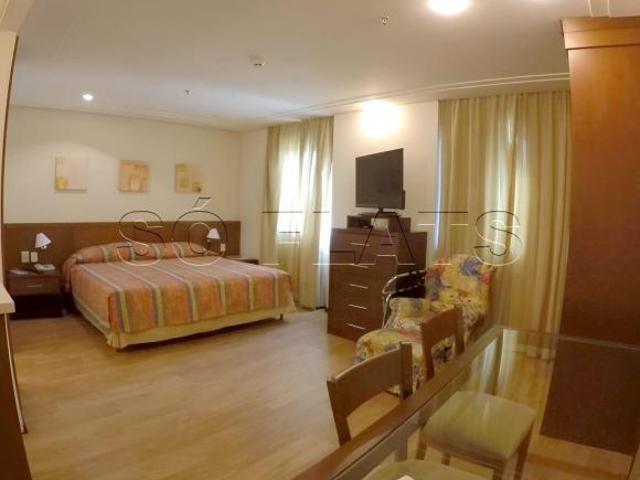 Flat Melia Jardim Europa disponível para venda com 30m², 01 dormitório e 01 vaga