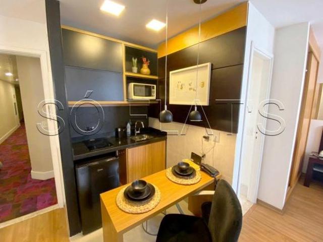 Flat Mercure Vila Olímpia disponível para venda com 25m², 01 dorm e 01 vaga de garagem