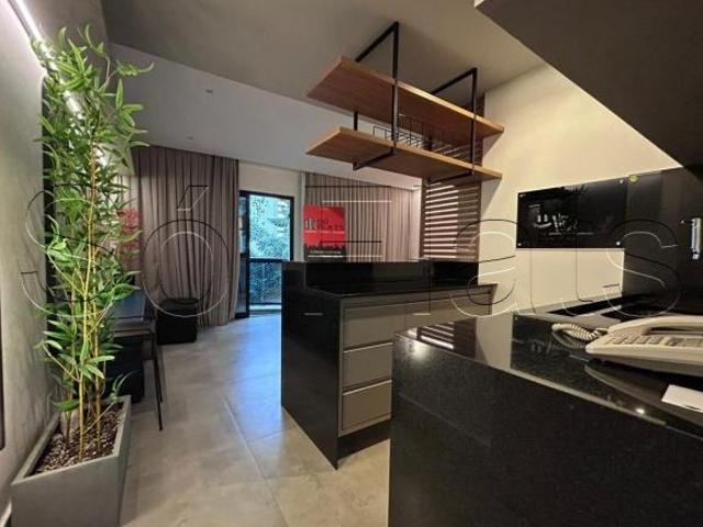 Flat Mobiliado 32m² The Town Itaim Bibi | Varanda, Vaga e Estrutura Completa