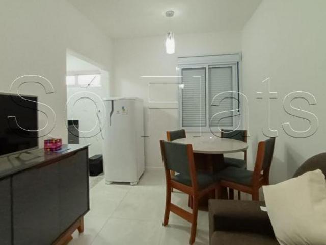 Flat Mobiliado à Venda na Bela Vista, 35m², 1 Dorm, 1 Vaga, perto Paulista e Frei Caneca