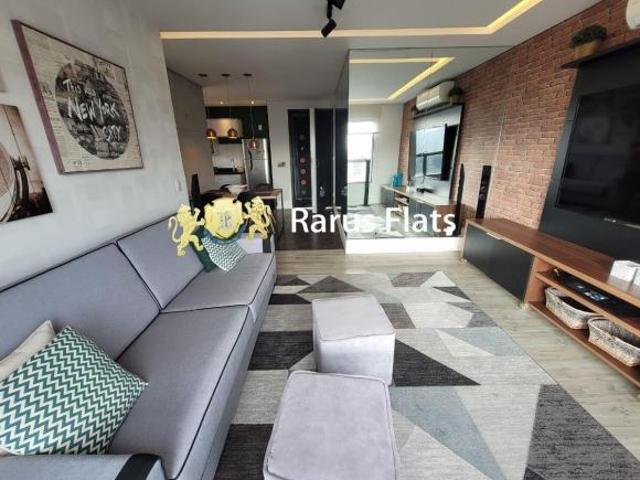 Flat mobiliado à venda na Vila Olímpia | 74m² | 2 Dormitórios | 2 Vagas de Garagem