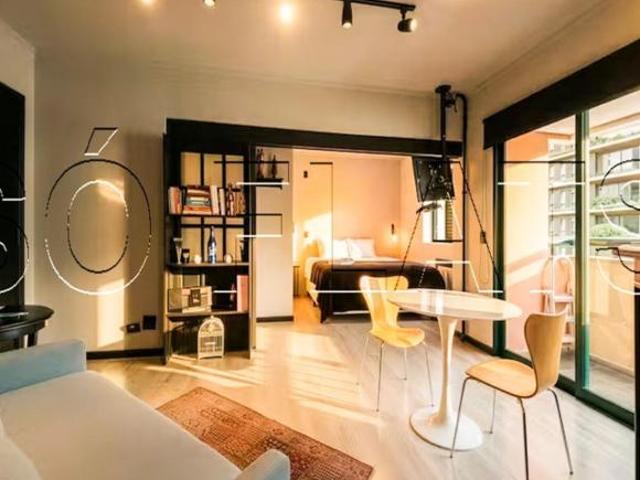 Flat mobiliado à venda no Itaim Bibi com varanda e lazer completo | Expert Residence