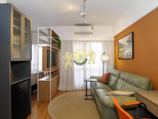 Flat mobiliado à venda no Jardins | 32m² | 1 Dormitório | 1 Vaga de Garagem