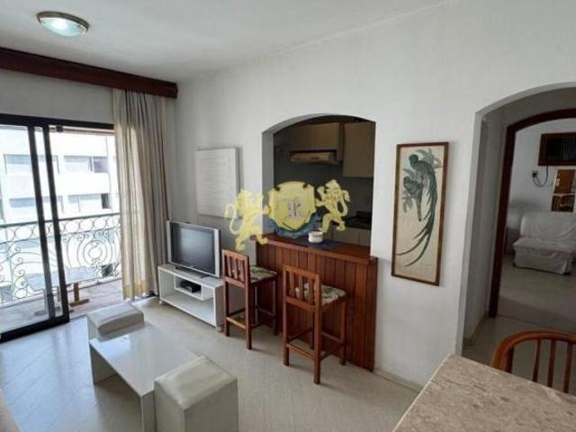 Flat mobiliado à venda no Jardins | 51m² | 1 Dormitório | 1 Vaga de Garagem
