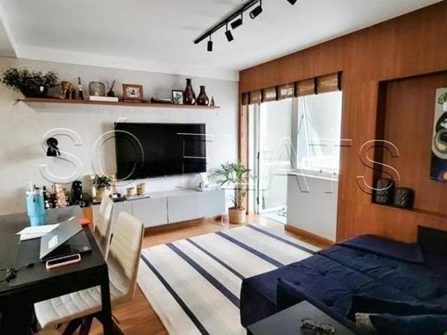 Flat mobiliado à venda 39m² 1 dorm 1 vaga Cerqueira César Rua Haddock Lobo