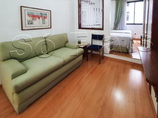 Flat mobiliado ao lado da Paulista com excelente potencial de renda