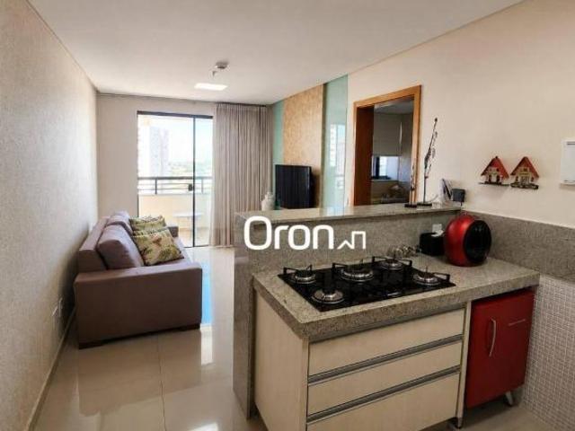 Flat mobiliado com 1 dormitório à venda, 35 m² por R$ 420.000 Alto da Glória Goiânia/GO