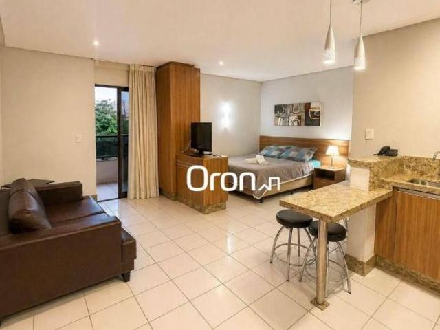Flat mobiliado com 1 dormitório à venda, 36 m² por R$ 289.900 Setor Oeste Goiânia/GO