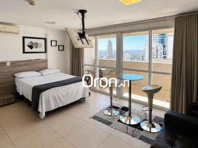 Flat mobiliado com 1 dormitório à venda, 39 m² por R$ 456.000 Jardim Goiás Goiânia/GO