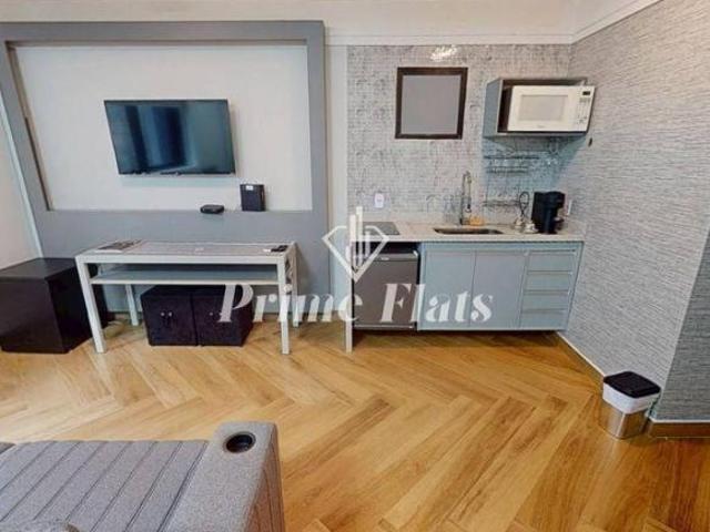 Flat mobiliado no Transamerica Executive Bela Cintra disponível para venda, com 30m², 1 quarto e 1 v
