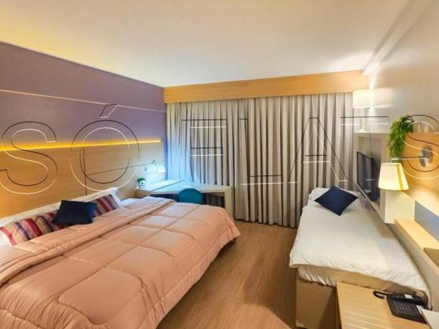 Flat mobiliado no Gonzaga em Santos | Próximo à praia e ao Miramar Shopping