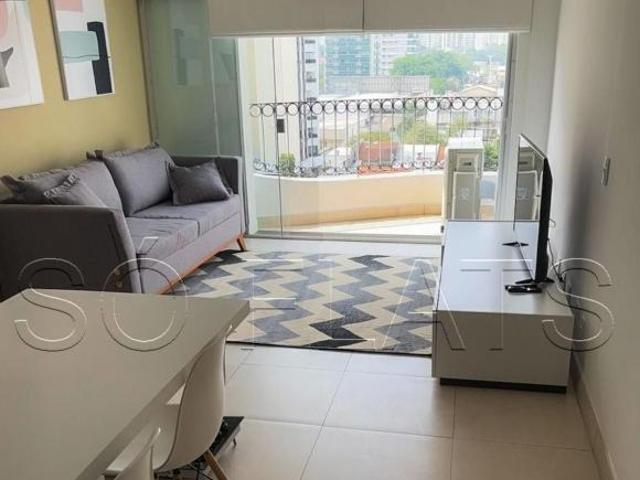 Flat Mobiliado no Jardim Paulista com 2 Dormitórios e 2 Vagas Próximo ao Metrô
