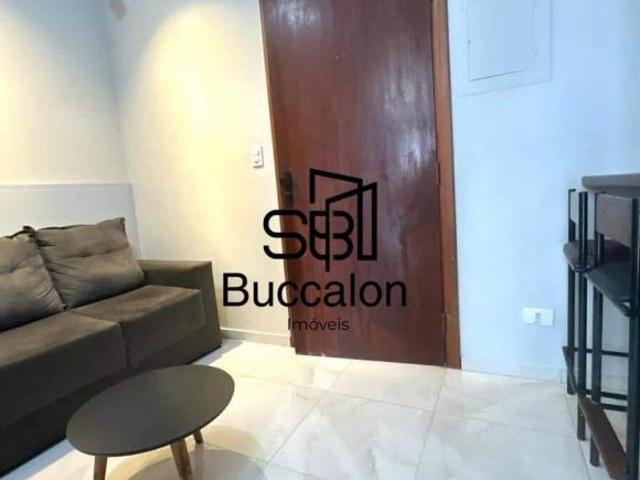Flat no Centro de São Vicente, 1 Quarto, Lazer, 1 Vaga