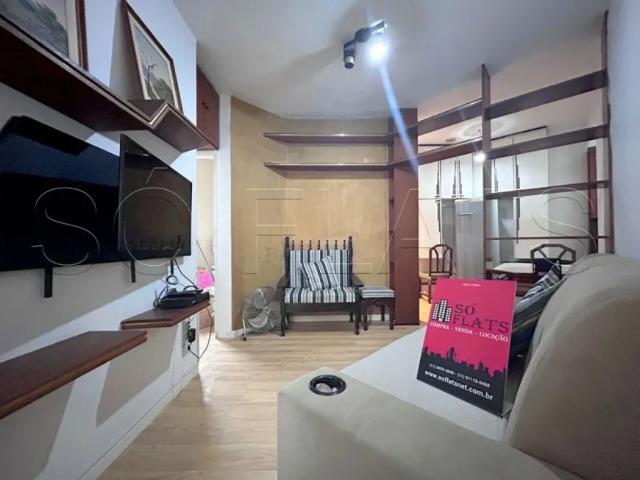 Flat no Jardins próximo da Av Paulista disponível para locação contendo 35m², 1 dormitório e 1 vaga