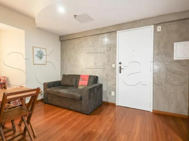 Flat no Riverside disponível para locação contendo 35m², 1 dormitório e 1 vaga