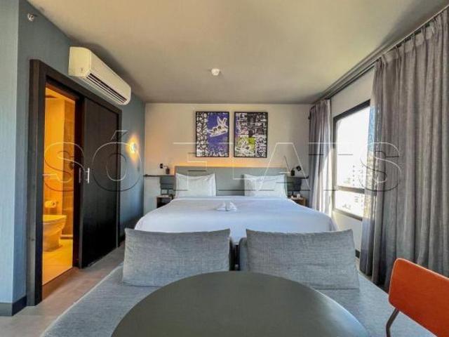 Flat Novotel Jardins disponível para venda com 30m² e 01 vaga de garagem