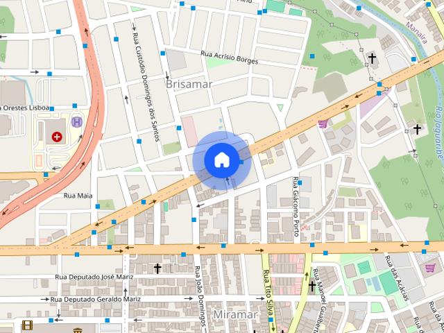 Flat novo e mobiliado para aluguel anual em Manaíra, João Pessoa
