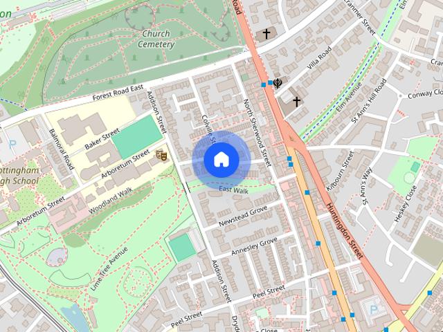 Flat A, 16A Colville Street, Nottingham, NG1 4HQ
