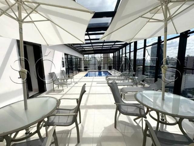 Flat a poucos metros da Av. Faria Lima e Av. Cidade Jardim disponível locação