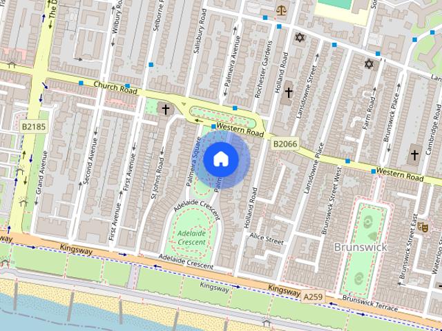 Flat a, Palmeira Court, Palmeira Square, Hove
