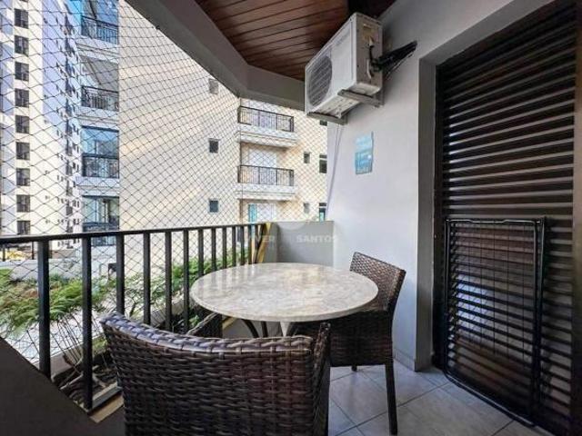 Flat à venda, 1 quarto, 1 vaga, Gonzaga Santos/SP