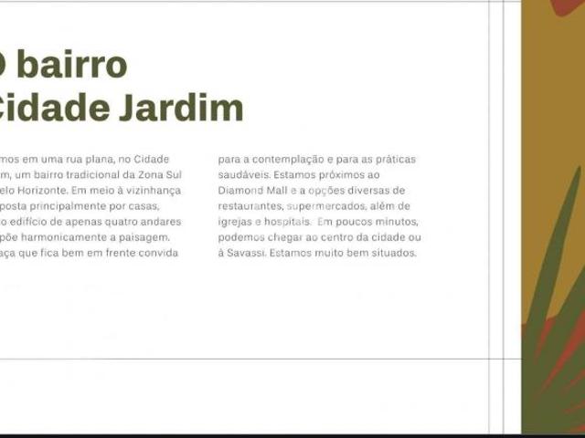 Flat à venda, 1 quarto, 1 suíte, 1 vaga, Cidade Jardim Belo Horizonte/MG