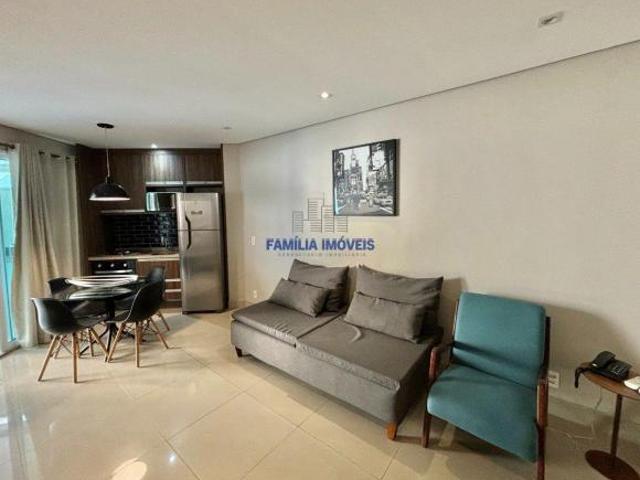 Flat à venda 1 quarto mobiliado Pompeia Santos/SP