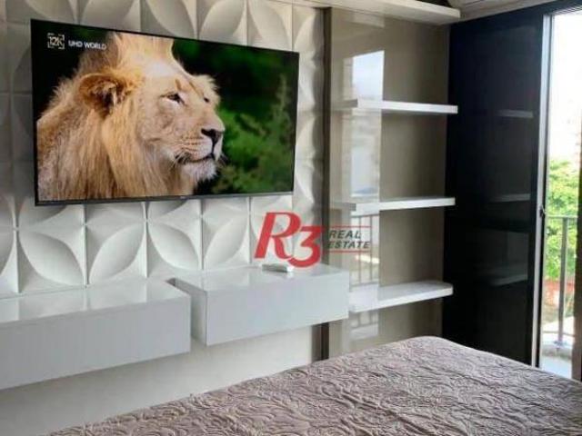 Flat à venda, 36 m² por R$ 300.000,00 Centro São Vicente/SP